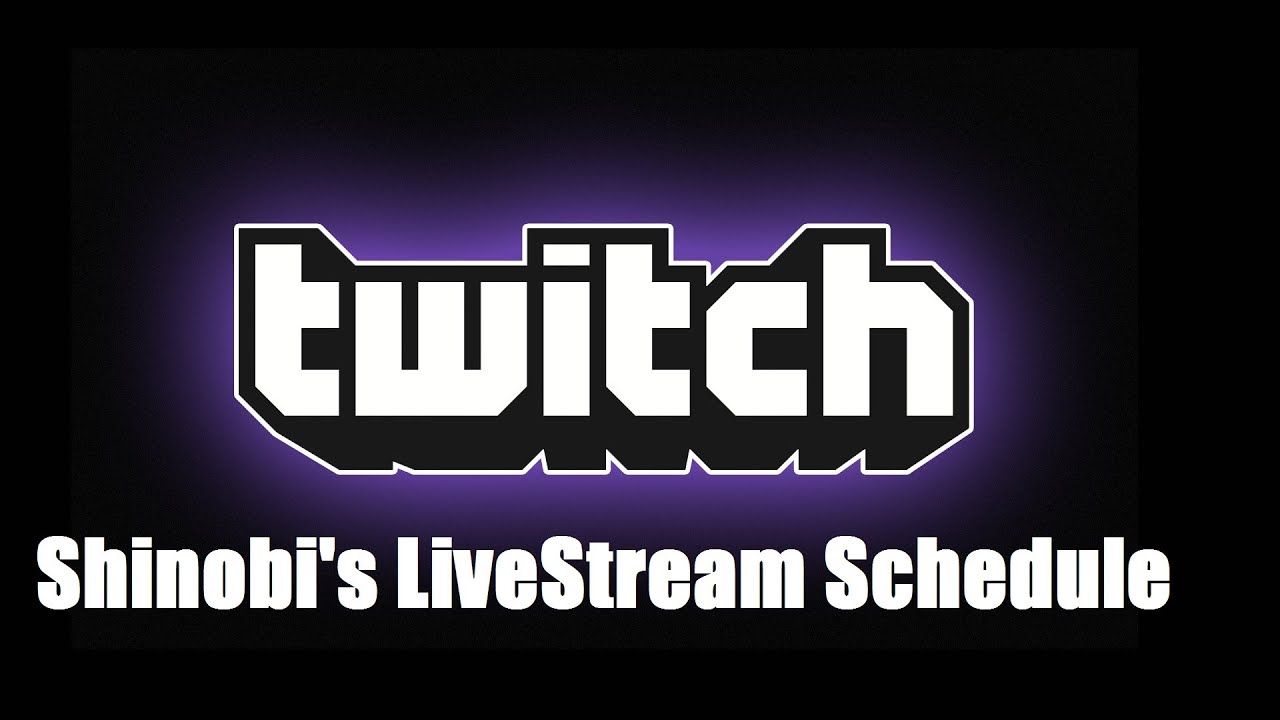 New Full Time Stream Schedule! & Stream Changes. - YouTube