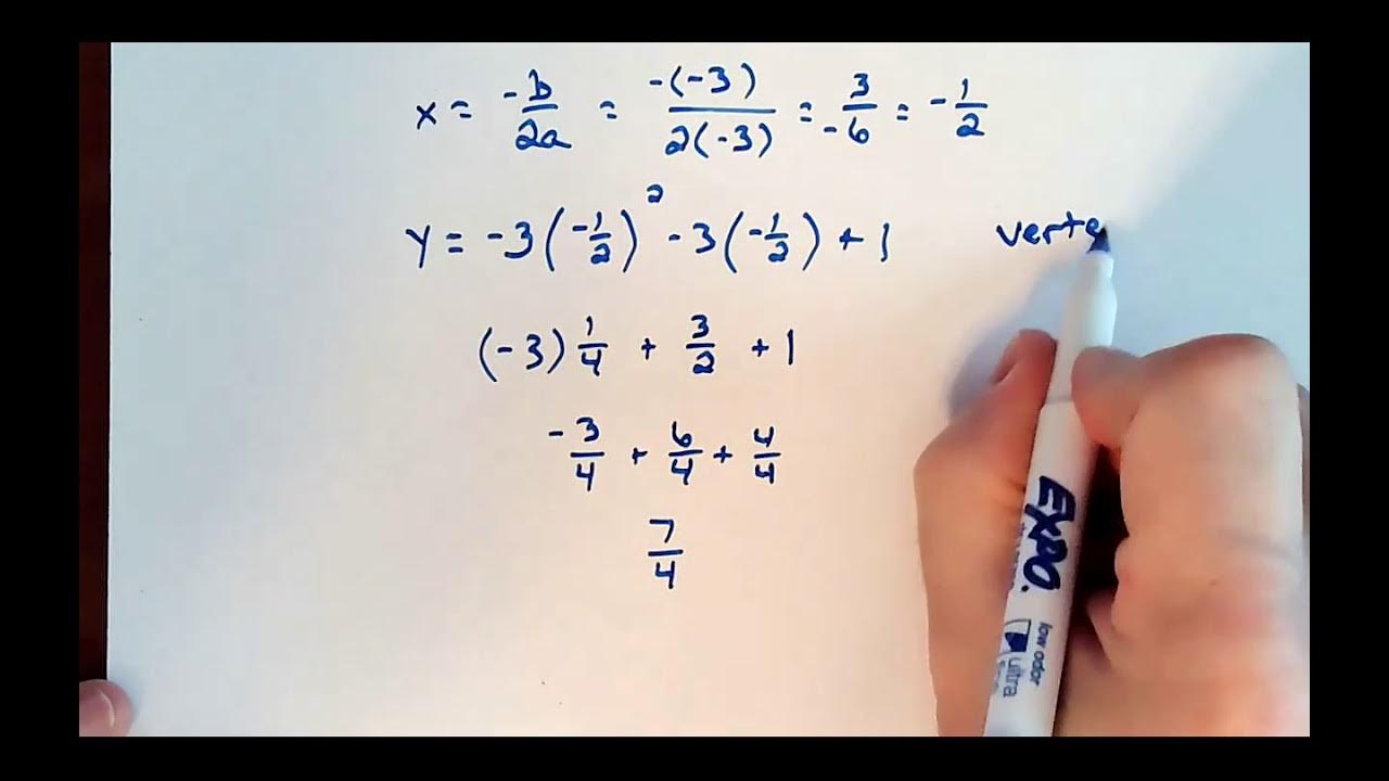 Graphing a Quadratic in MyMathLab - YouTube