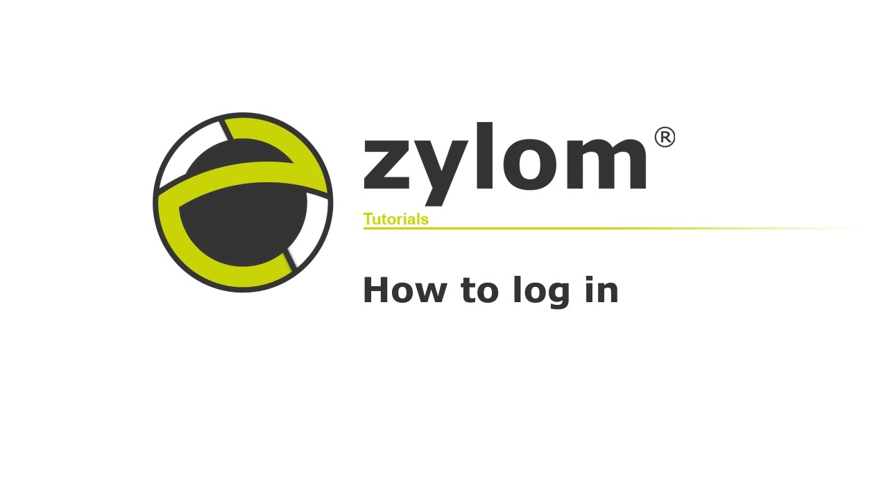Zylom tutorial #10 How to log in - YouTube