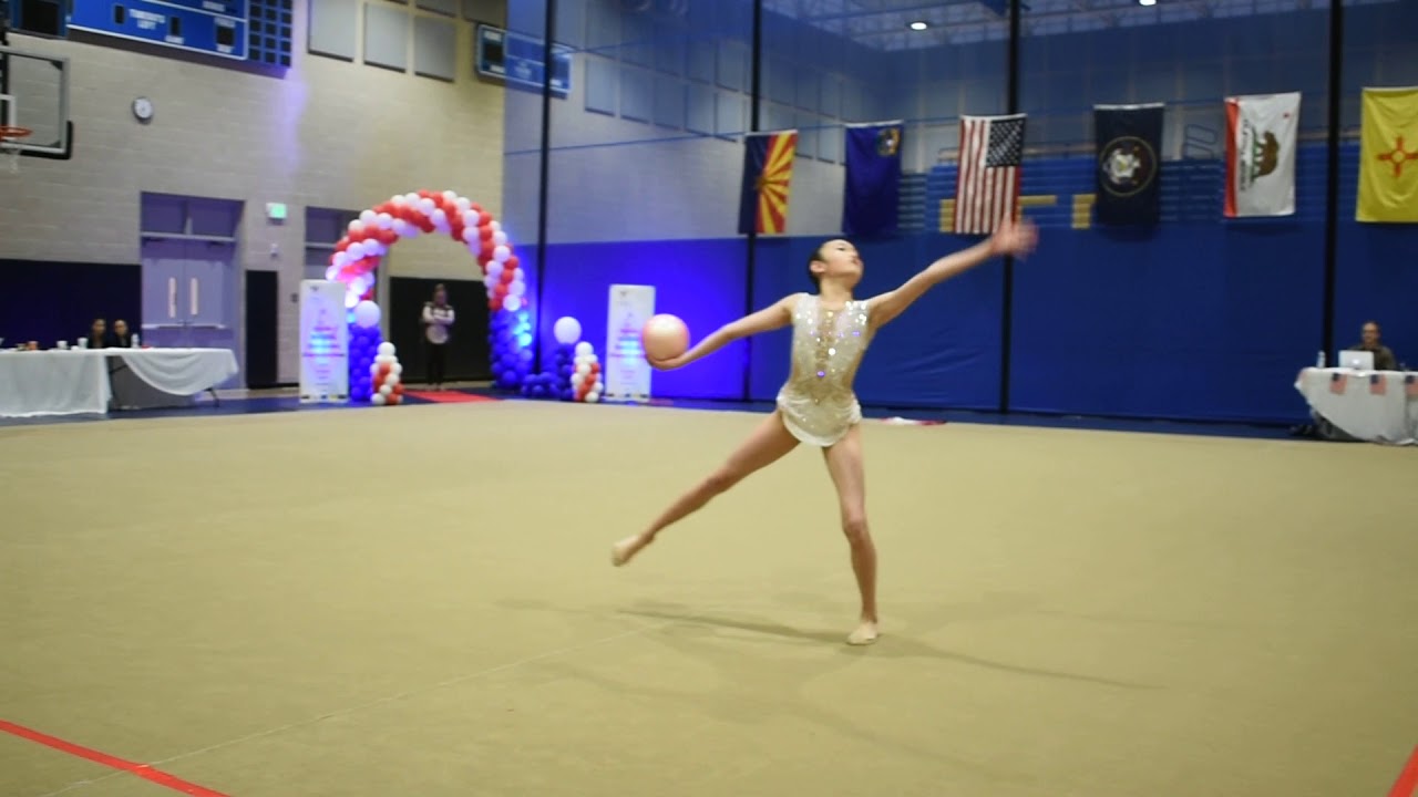 Fiona Kim - 2018 Regionals (Ball) L8 - YouTube