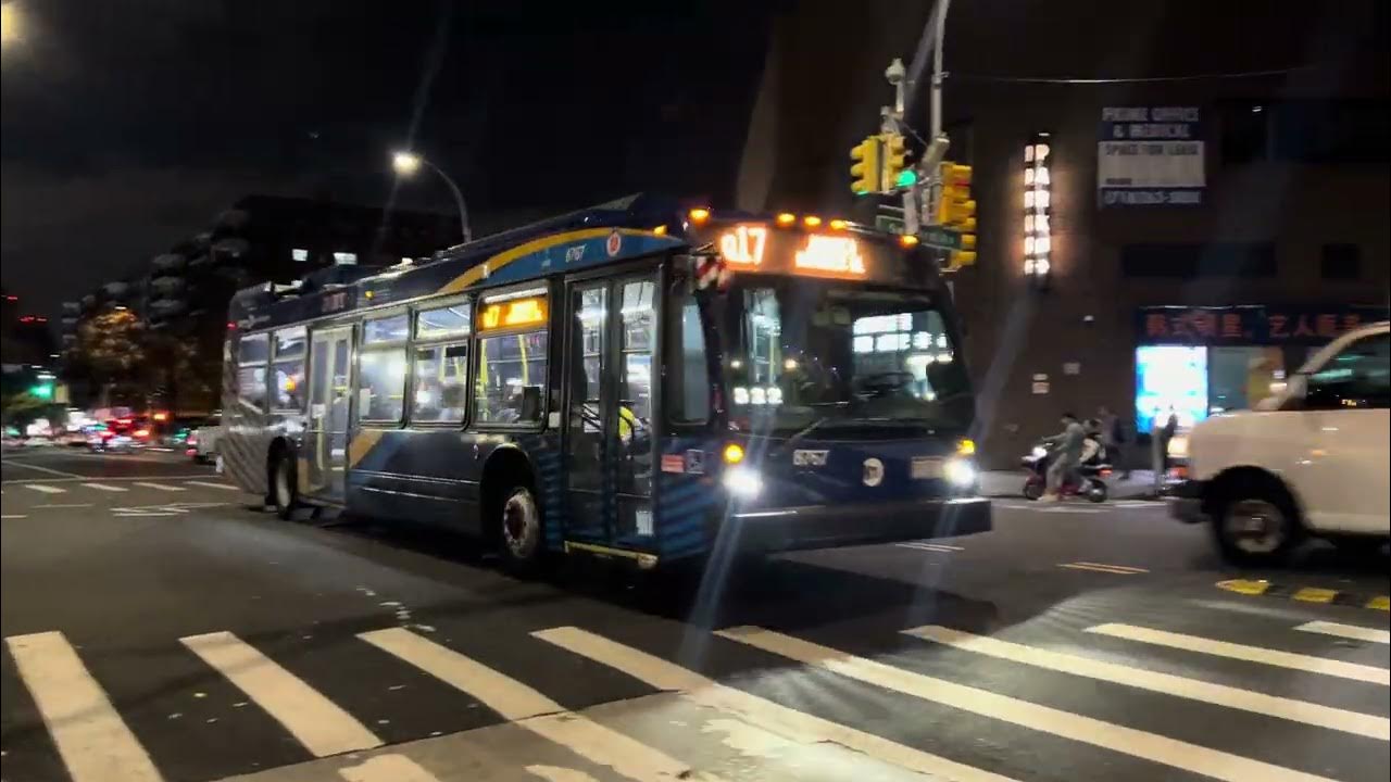 MTA New York City Bus 2021-22 NovaBUS LF40102 “LFS” 8767 on Route Q17 - YouTube