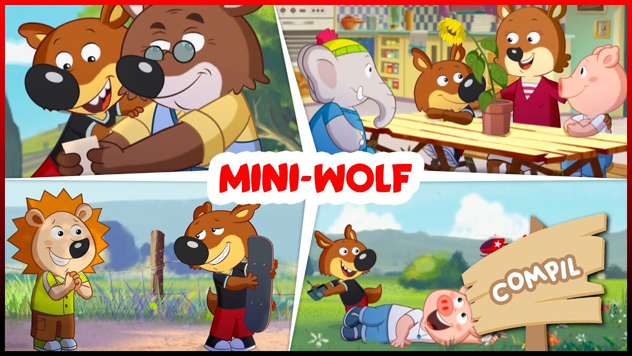 🐺 Mini Wolf - Episodes 1 to 4 | COMPILATION | SEASON 2 - YouTube