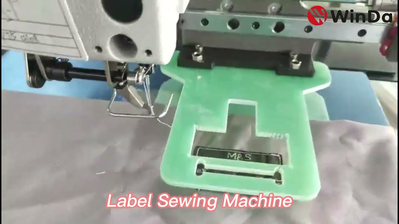 Label Sewing Machine - YouTube