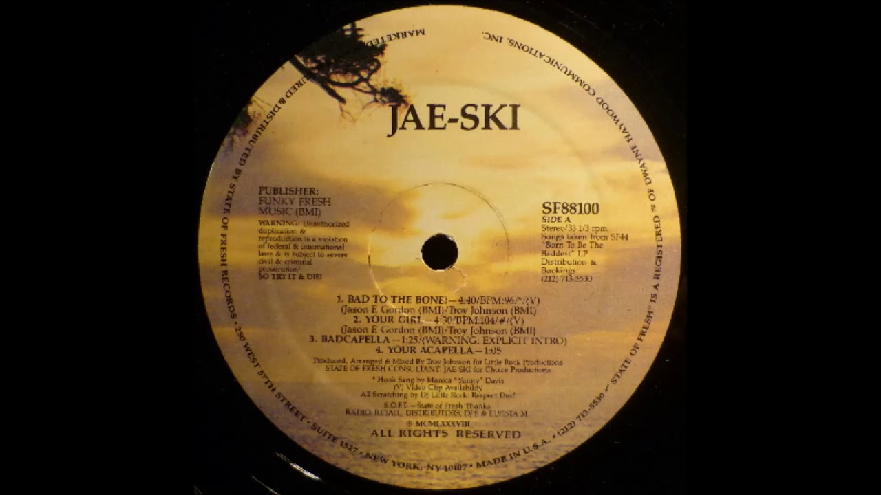 Jae Ski-Bad To The Bone (Badstrumental) - YouTube