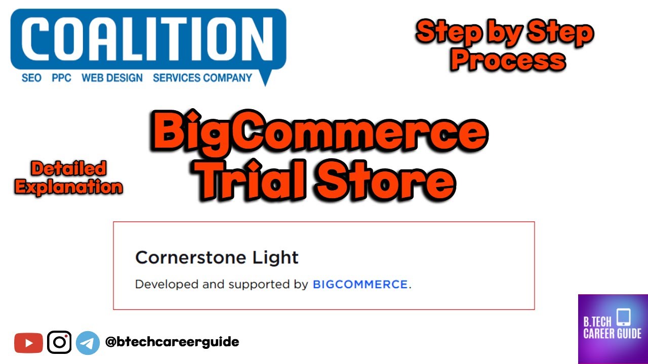 Coalition Technologies | BigCommerce Trial Store | Cornerstone Light | #assignment #coalition # ...