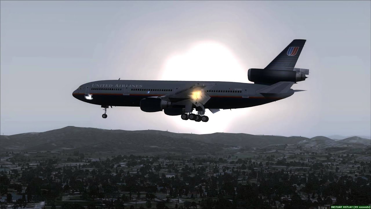 United Airlines DC-10 landing at North Korea - YouTube