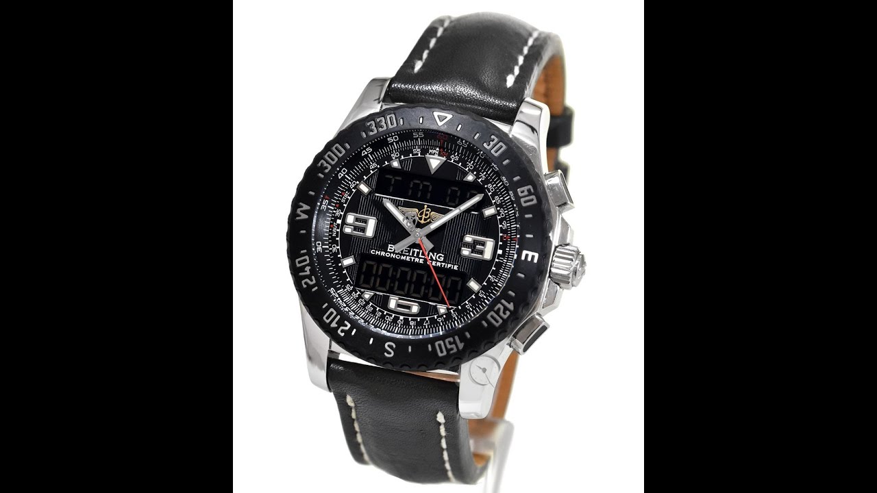 Breitling Professional Airwolf Raven Spezial Edition FM16683 - YouTube