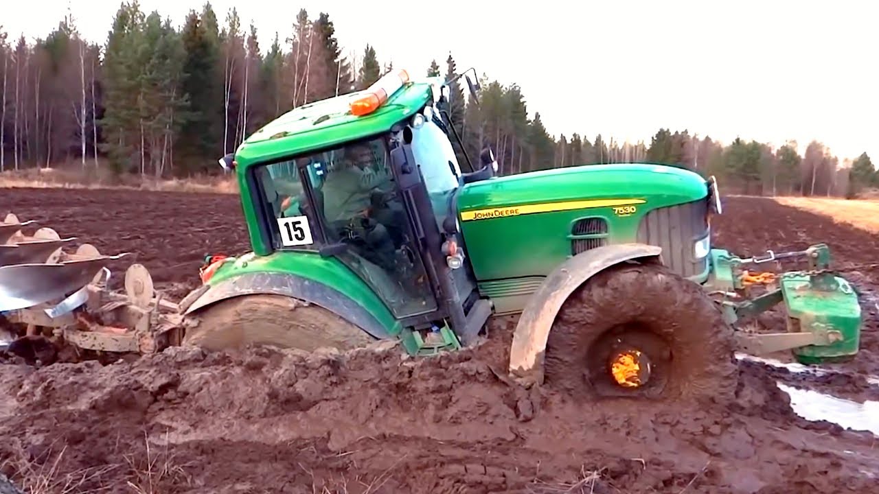 Tractors Stuck In Mud Epic Farm Fails Compilation Youtube