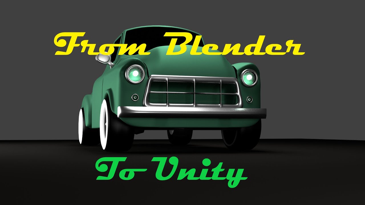 testing blender 3d in unity (1956 chevy pickup) - YouTube