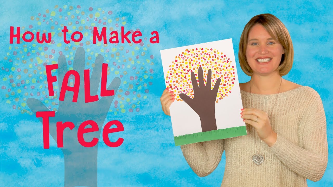 Make a Fall Tree | Fun DIY Kids Art Project - YouTube