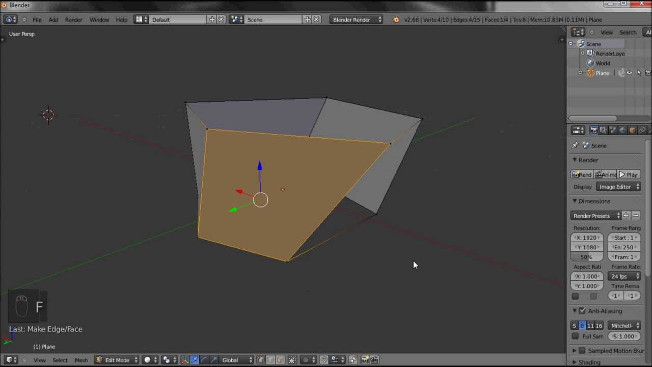 4 Modelling with vertices - YouTube