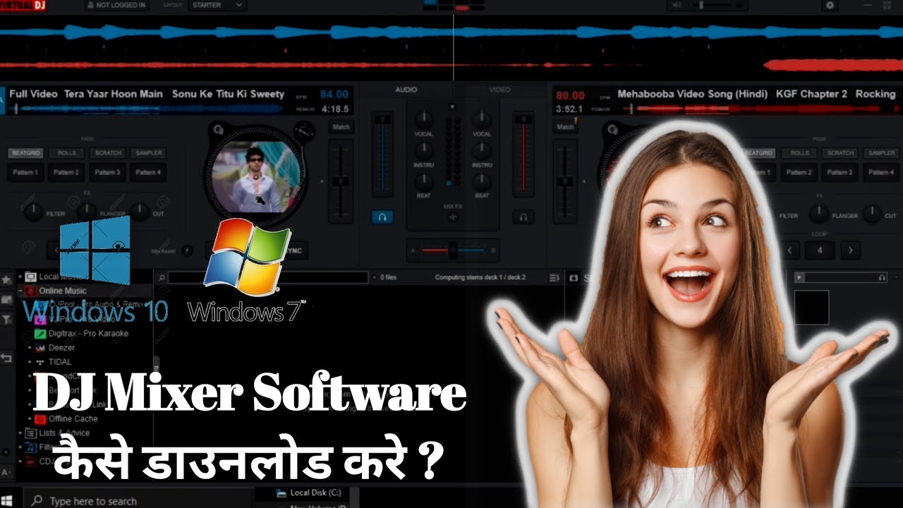 DJ Mixer Software Download Kese Kare ? || How Download & Install DJ Mix ...