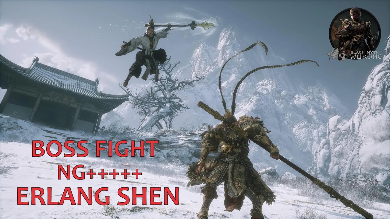 Đấm nhau Nhị Lang Thần NG+++++ | Erlang Shen Boss Fight | Black Myth ...