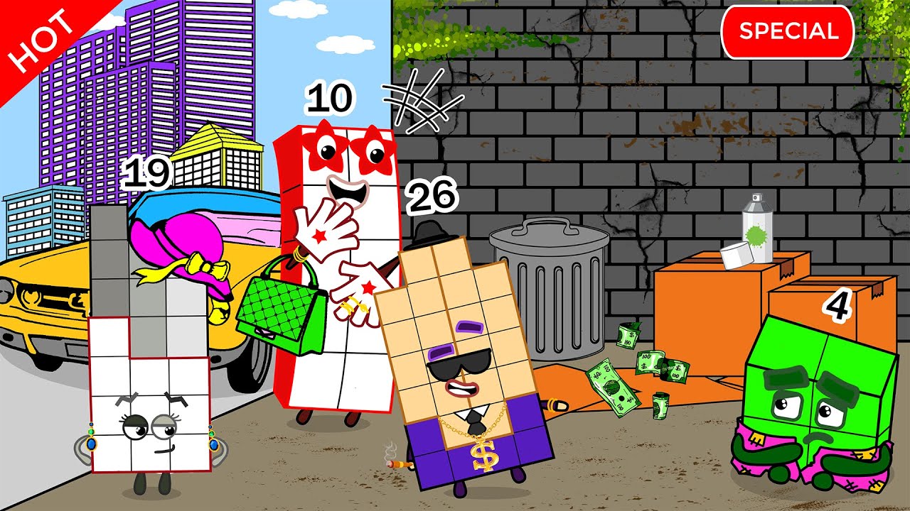 Why Laugh Without Helping Numberblocks Fanmade Coloring Story Youtube