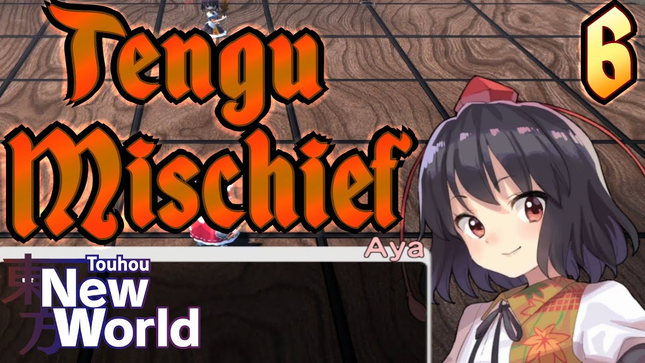 Touhou New World Reimu Story - Waterfall and Aya Boss Fight (#6) - YouTube
