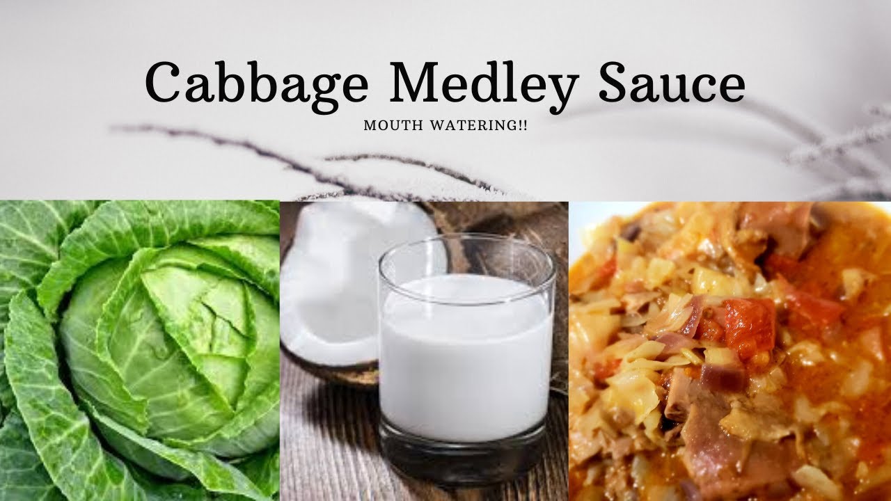How to make: Cabbage Medley Sauce - YouTube