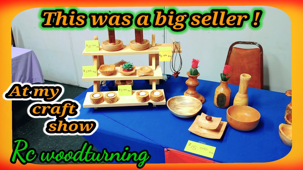(wood turning) This sold great at my craft show - YouTube
