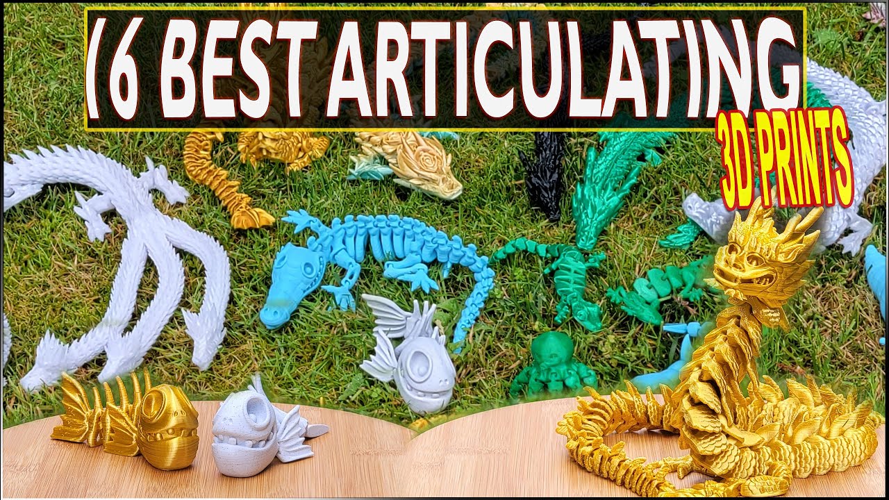 16 BEST ARTICULATING 3D PRINTS TIMELAPSE 3 WEEKS - YouTube