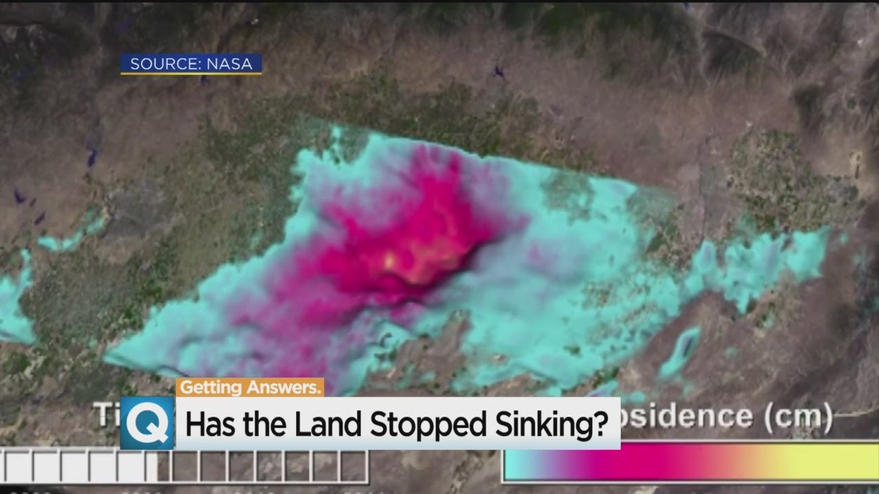 NASA Study Shows Ground Sinking In California After Heavy Groundwater ...