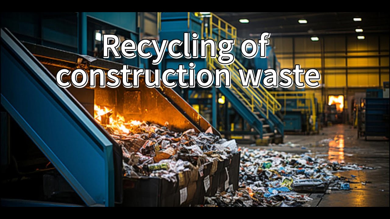 Recycling of Construction Waste Material - YouTube