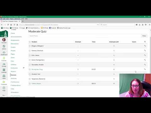 Canvas: Tracking student Quiz Progress - YouTube