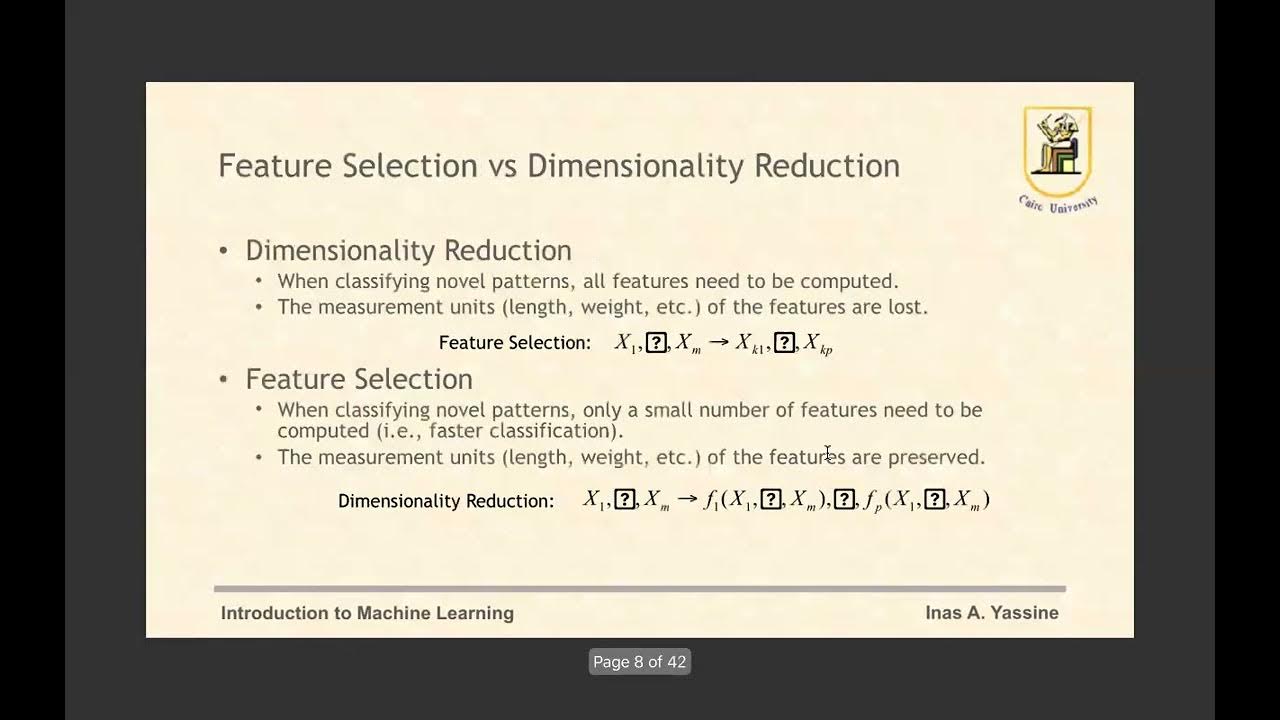 AI in Medical Fields (SBE3021) - Dimensionality Reduction Lecture - YouTube