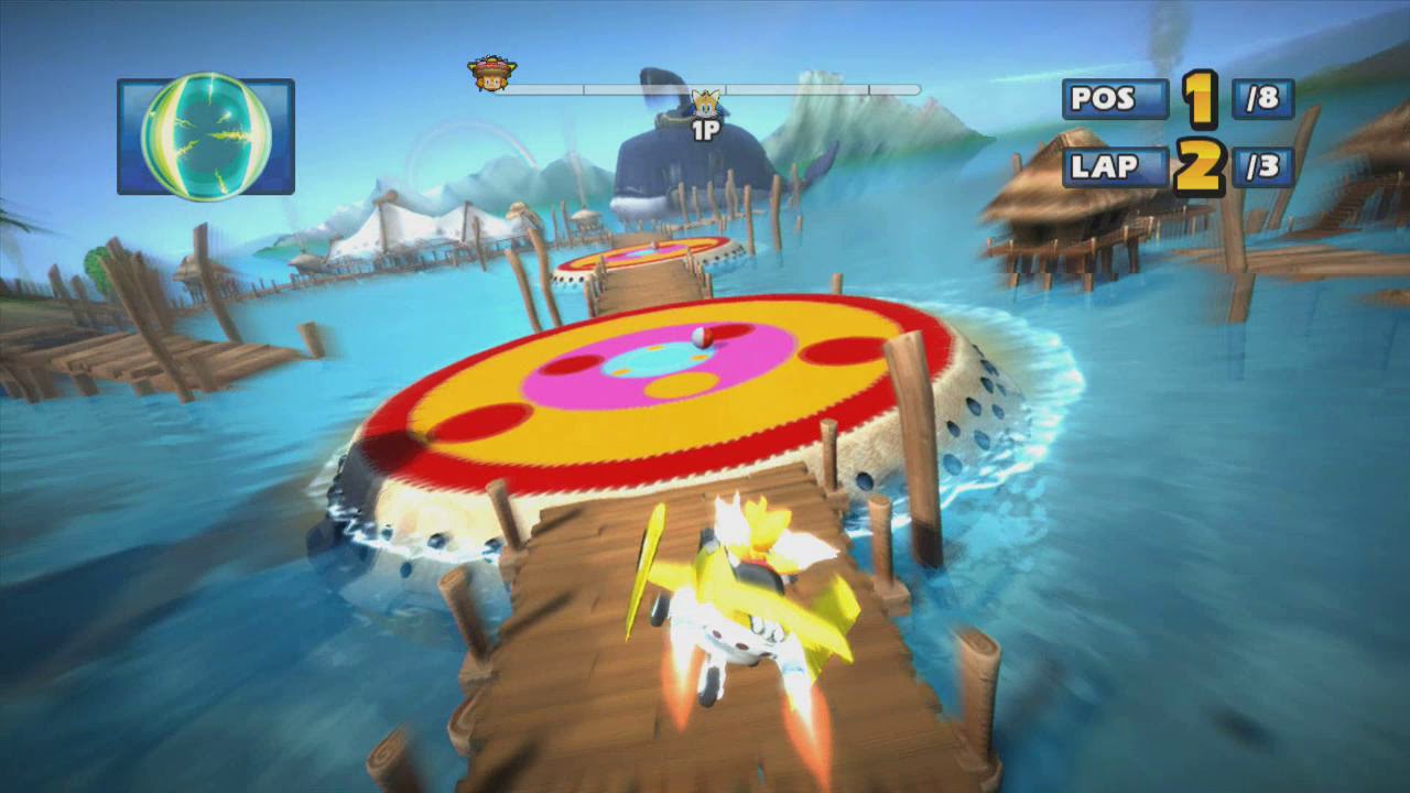 Sonic and SEGA All Stars Racing (Xbox 360) - Single Race - Monkey ...