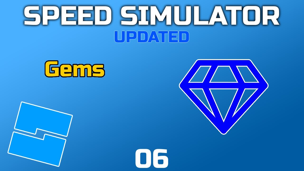 Roblox Studio: How to Make a Speed Simulator | Part 06 | Gems - YouTube