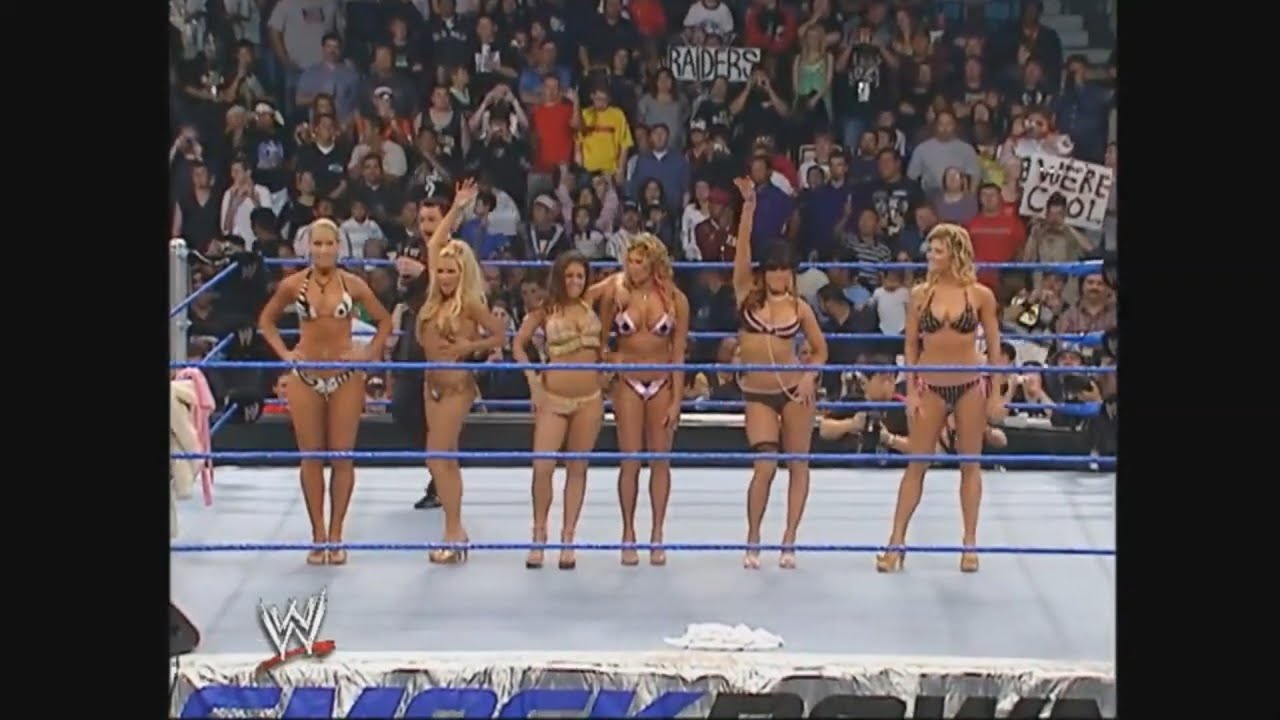 Wwe Viva Las Divas Bikini Contest Featuring Torrie Wilson Dawn Marie 2499