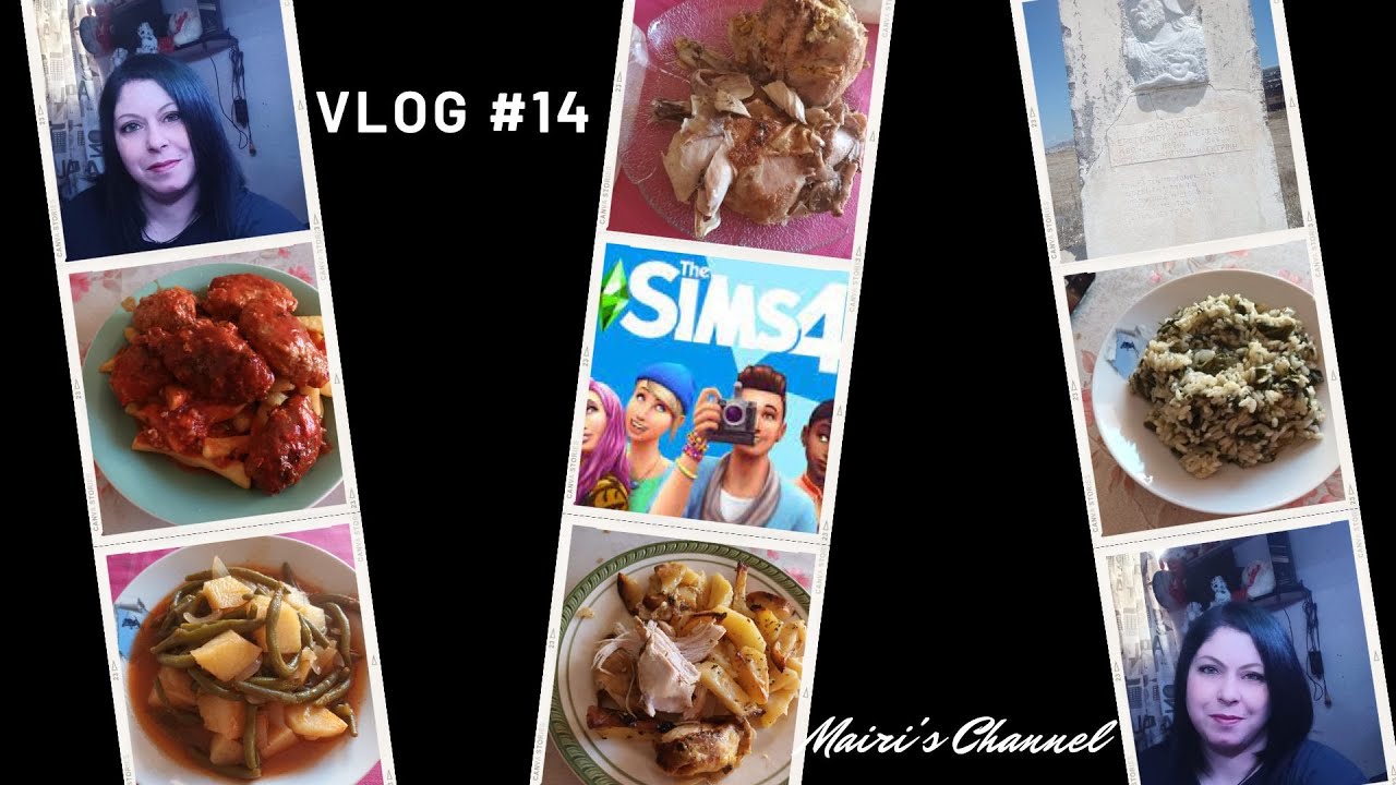 Big #Vlogara #14 }} #15 Ημερες μαζι μου }} Sims 4 }} Μαγειρικη & Πολυ ...