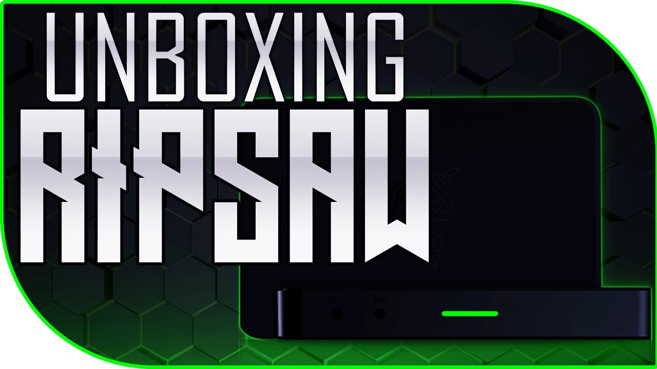 RAZER RIPSAW UNBOXING Game Capture Card (1080p 60fps USB 3.0) - YouTube