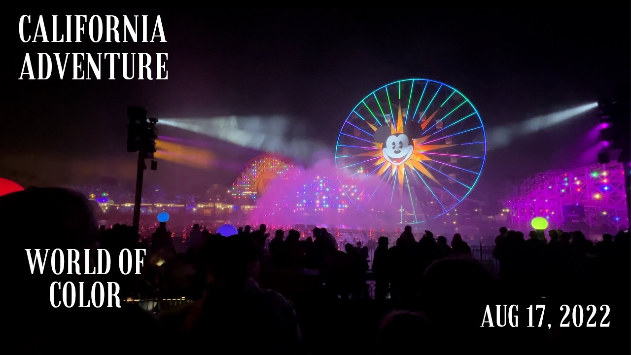 California Adventure's World of Color - YouTube
