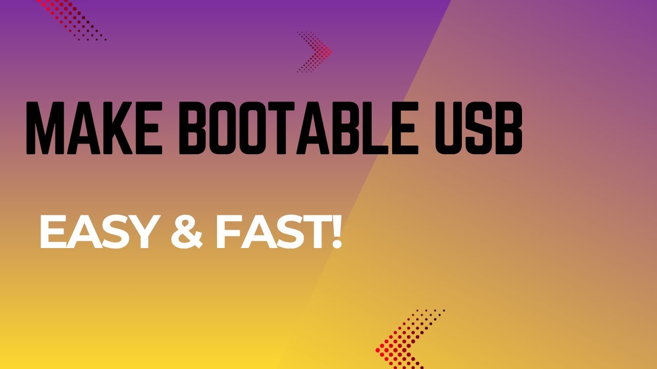 How to Make a Bootable USB on Windows | Step-by-Step Guide (2025) - YouTube