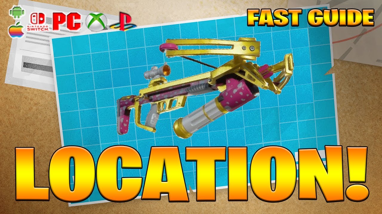 Where to Find Cupid's Crossbow Location in Fortnite! (How to Get Cupid ...