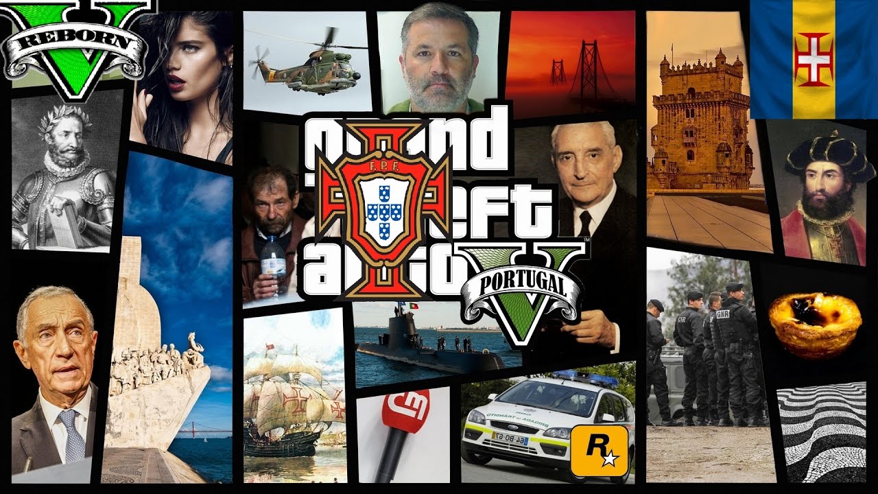 GTA 5M FiveM PT RP Portugal RP RolePlay Mod Pack Download - YouTube