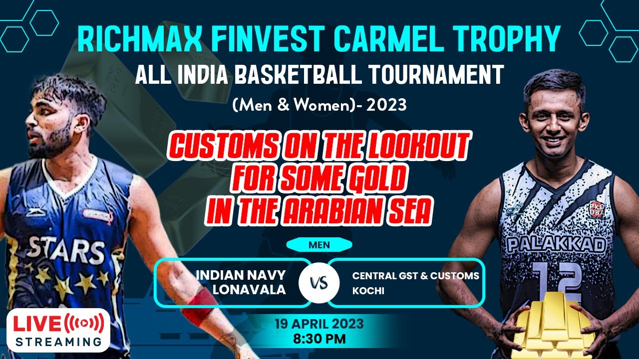 LIVE | Indian Navy Vs Central GST & Customs (Men's) | Richmax Finvest ...