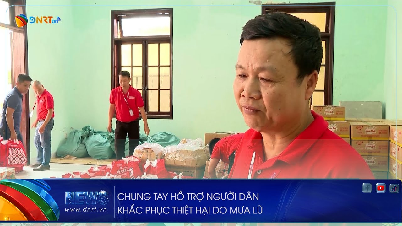 CHUNG TAY HỖ TRỢ NGƯỜI DÂN KHẮC PHỤC THIỆT HẠI DO MƯA LŨ - YouTube