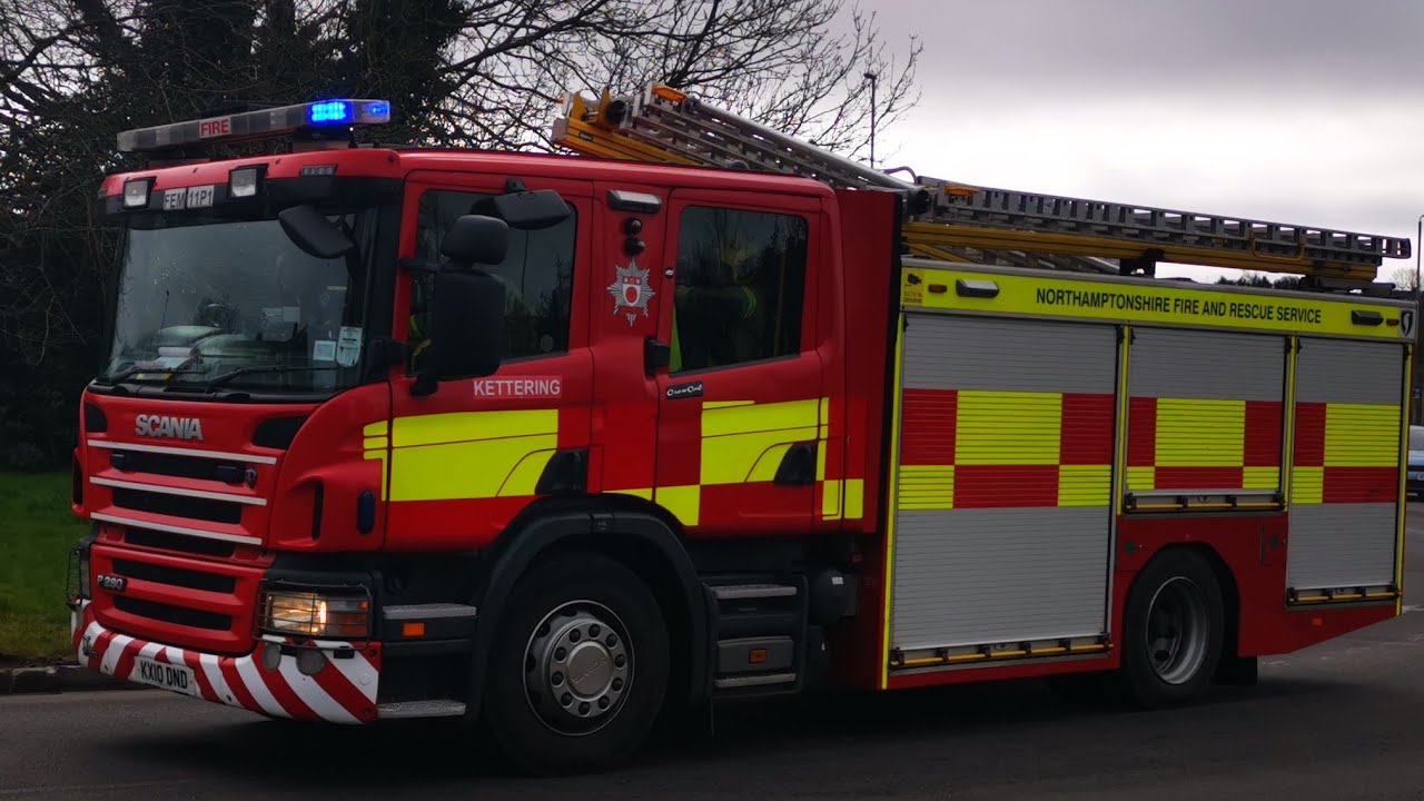Northants Fire and Rescue Service Responding To House Fire - BLUE ...