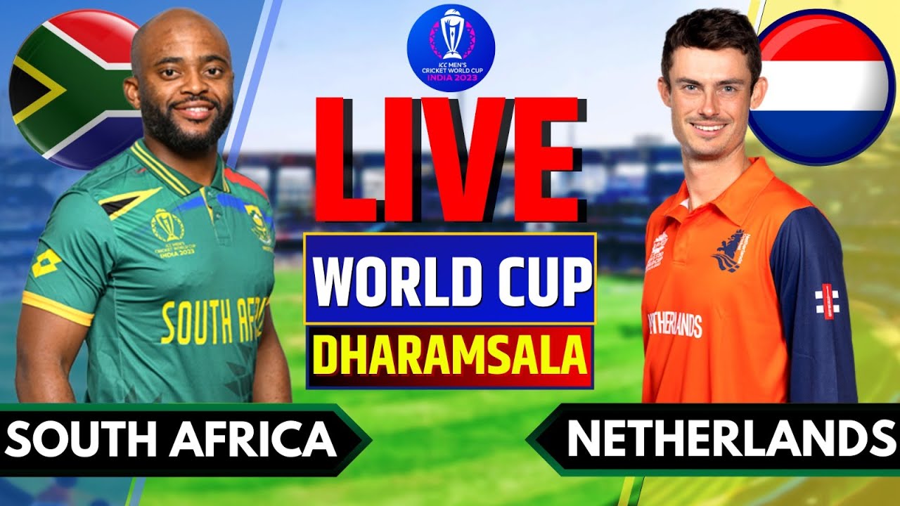 South Africa vs Netherlands Live | ICC World Cup 2023 | SA vs NED Live ...