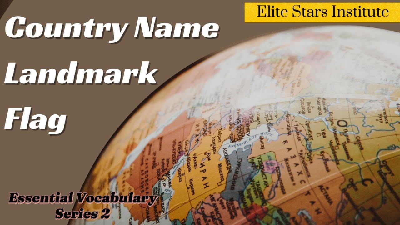 Essential English Vocabulary- Country & Flags- Series 2 - YouTube