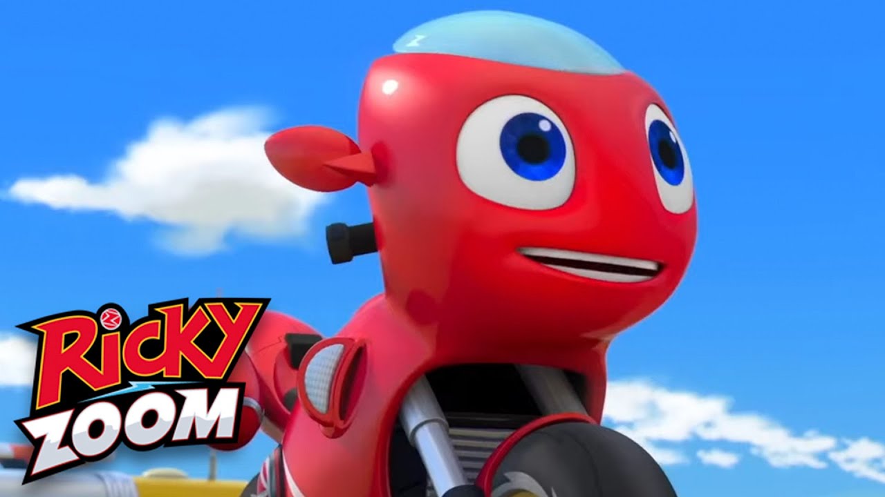 Zoom Boy ⚡️Superhelden ⚡️ Motorrad Karikatur | Ricky Zoom Deutsch - YouTube
