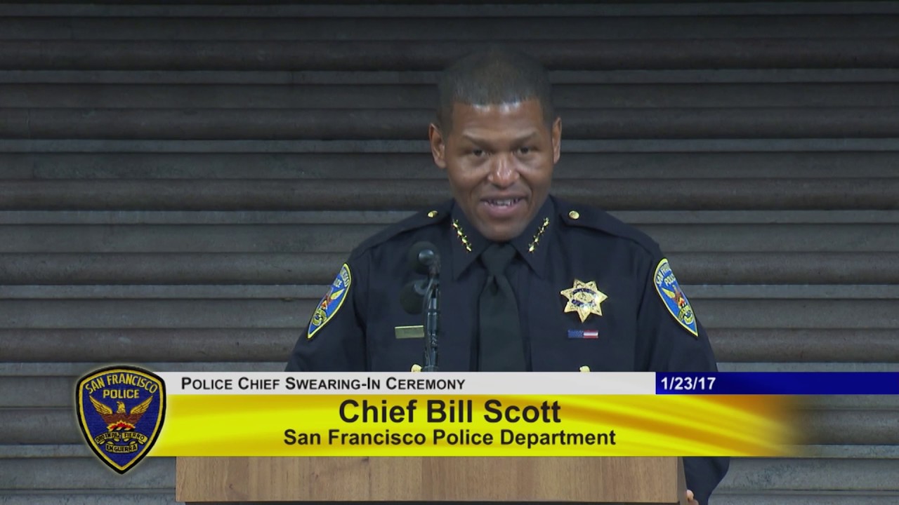 Swearing-In of Bill Scott as San Francisco Chief of Police - YouTube