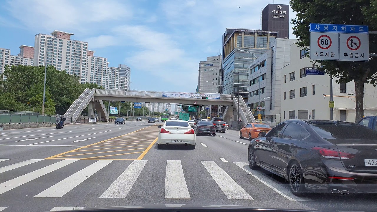 4K Drive in Seoul 현충원 - 신논현역 드라이브 영상/ Driving Korea 🇰🇷 - YouTube