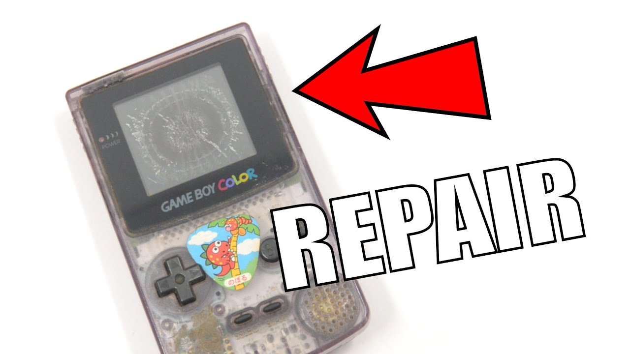 Como arreglar la pantalla quemada de una Gameboy Color - YouTube