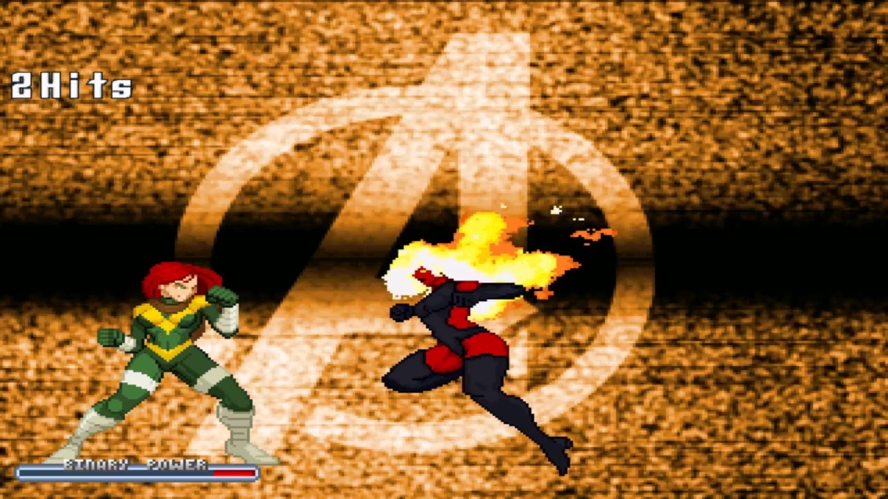 Avengers vs X-Men MUGEN (Ms.Marvel) playthrough - YouTube