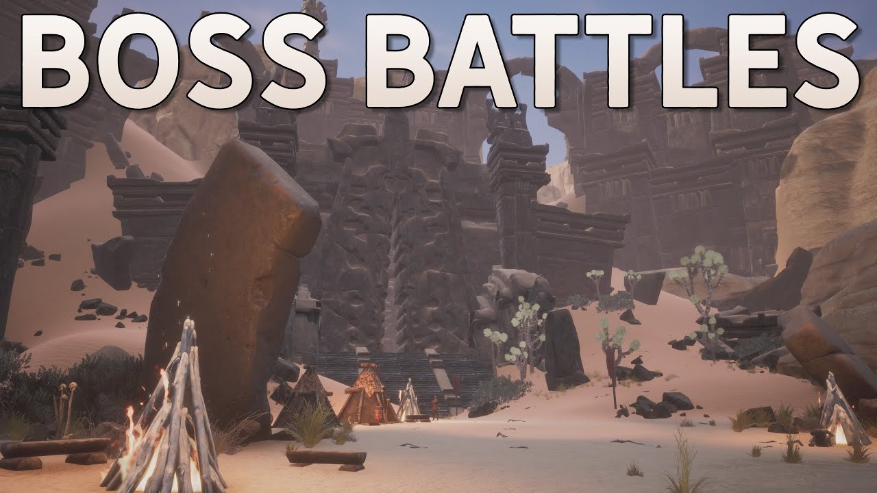 MINI BOSS BATTLES in Conan Exiles - EP05 - YouTube