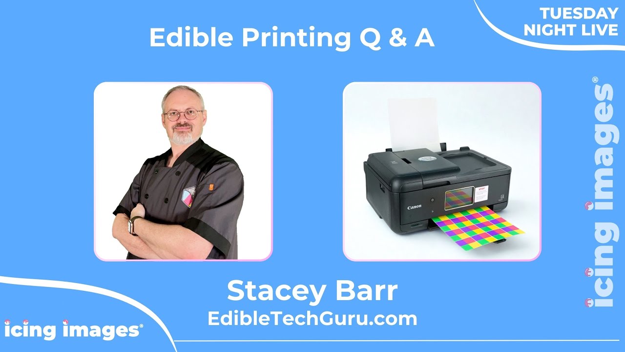 Icing Images presents Chef Stacey Barr - Edible Printing Q&A - YouTube