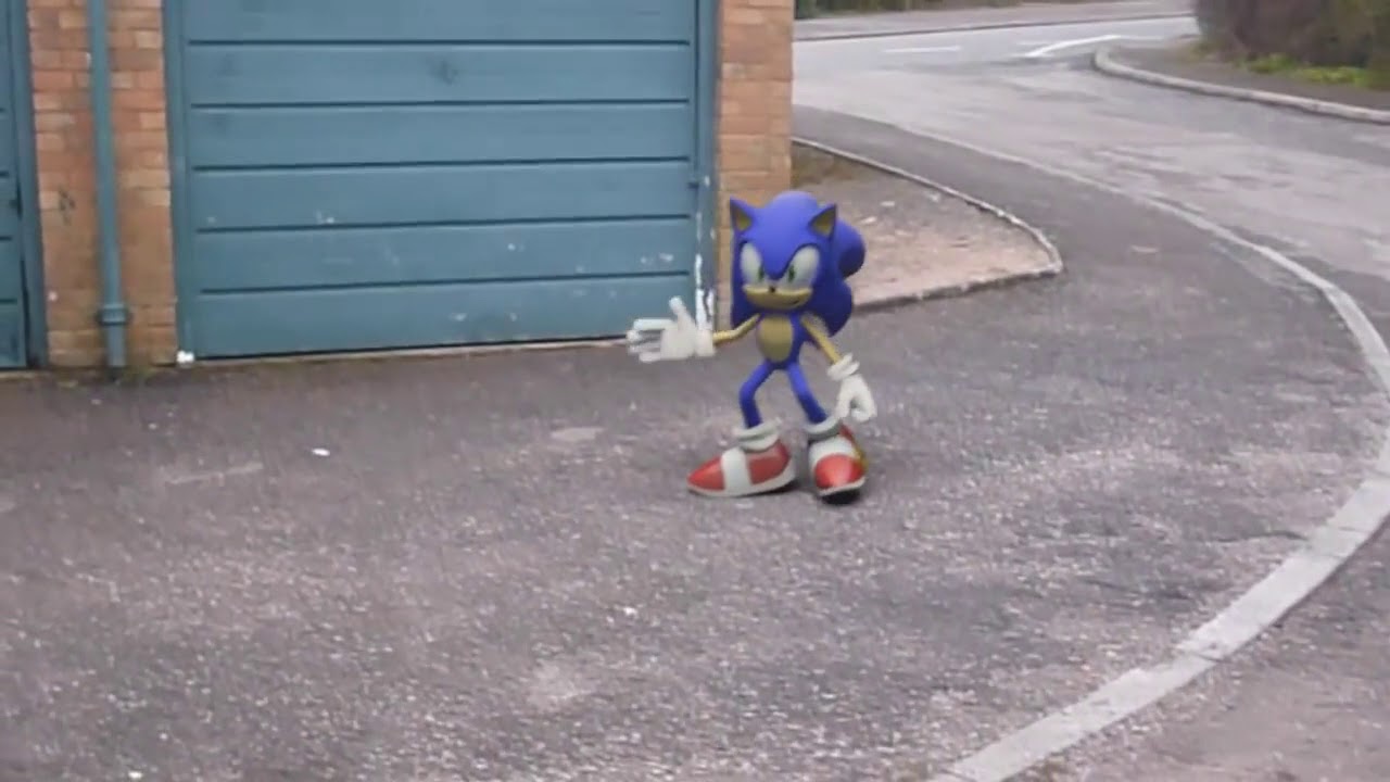100% REAL SONIC THE HEDGEHOG ON CAMERA! - YouTube