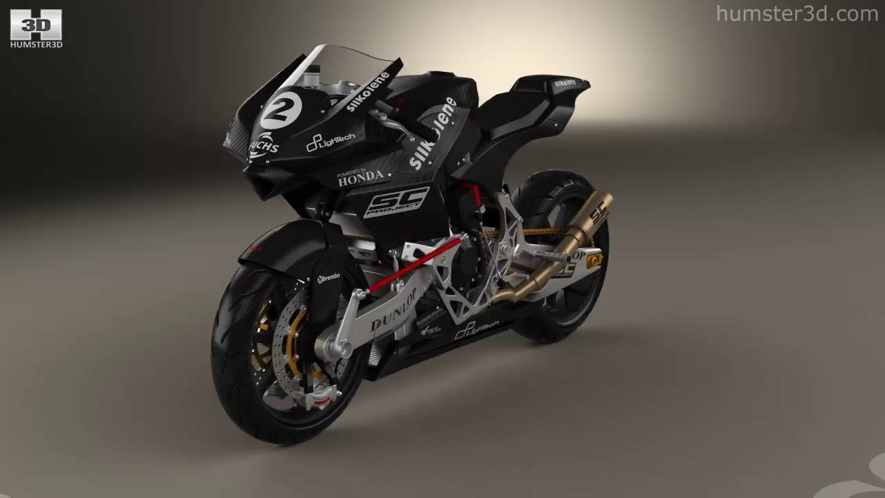 Bimota Vyrus 986 M2 2015 3D model by 3DModels.org - YouTube