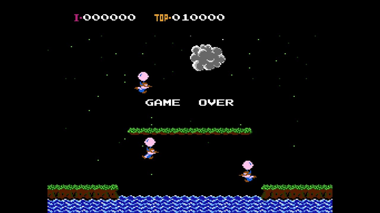 Balloon Fight - Game Over Screen (All Death Animations) - YouTube